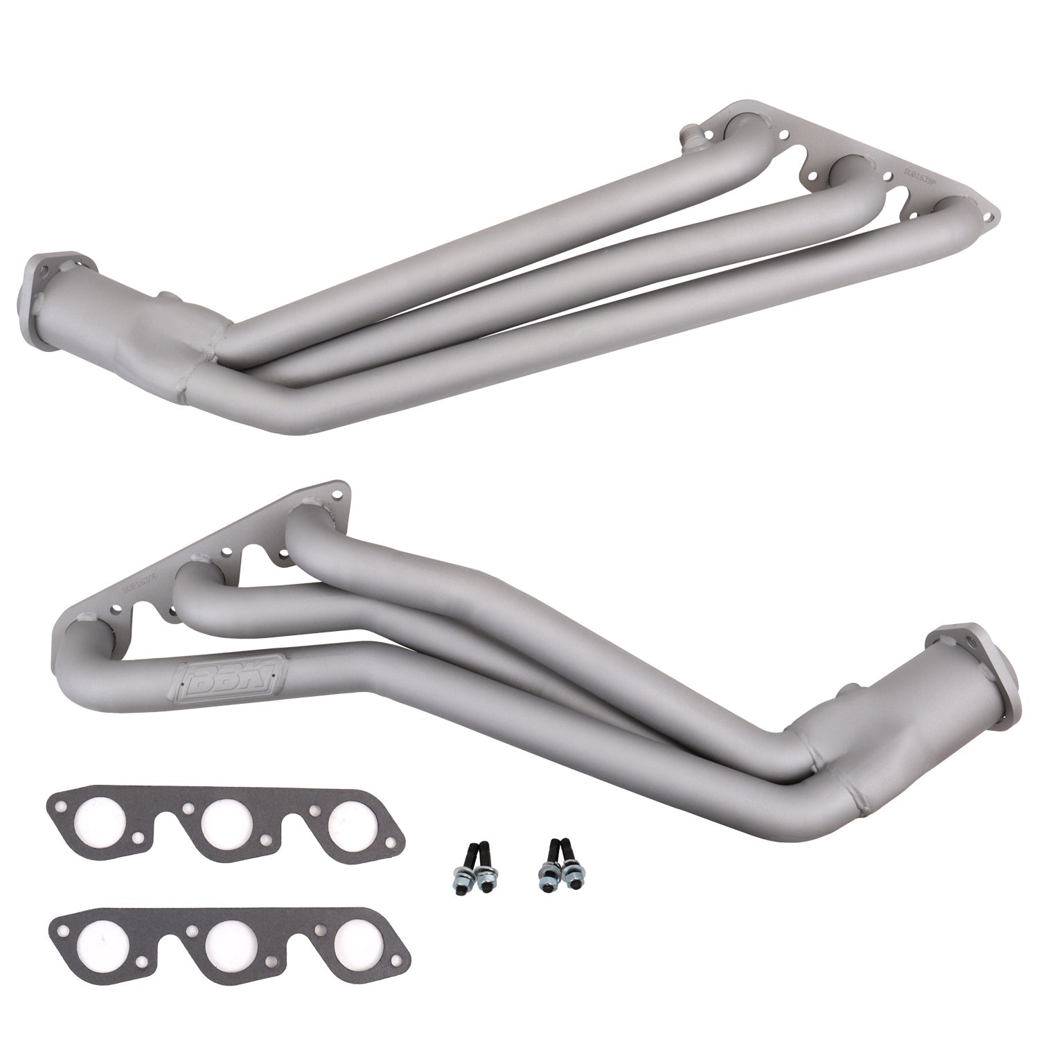 Ford Mustang V6 1-5/8 Long Tube Exhaust Headers Polished Silver Cerami ...