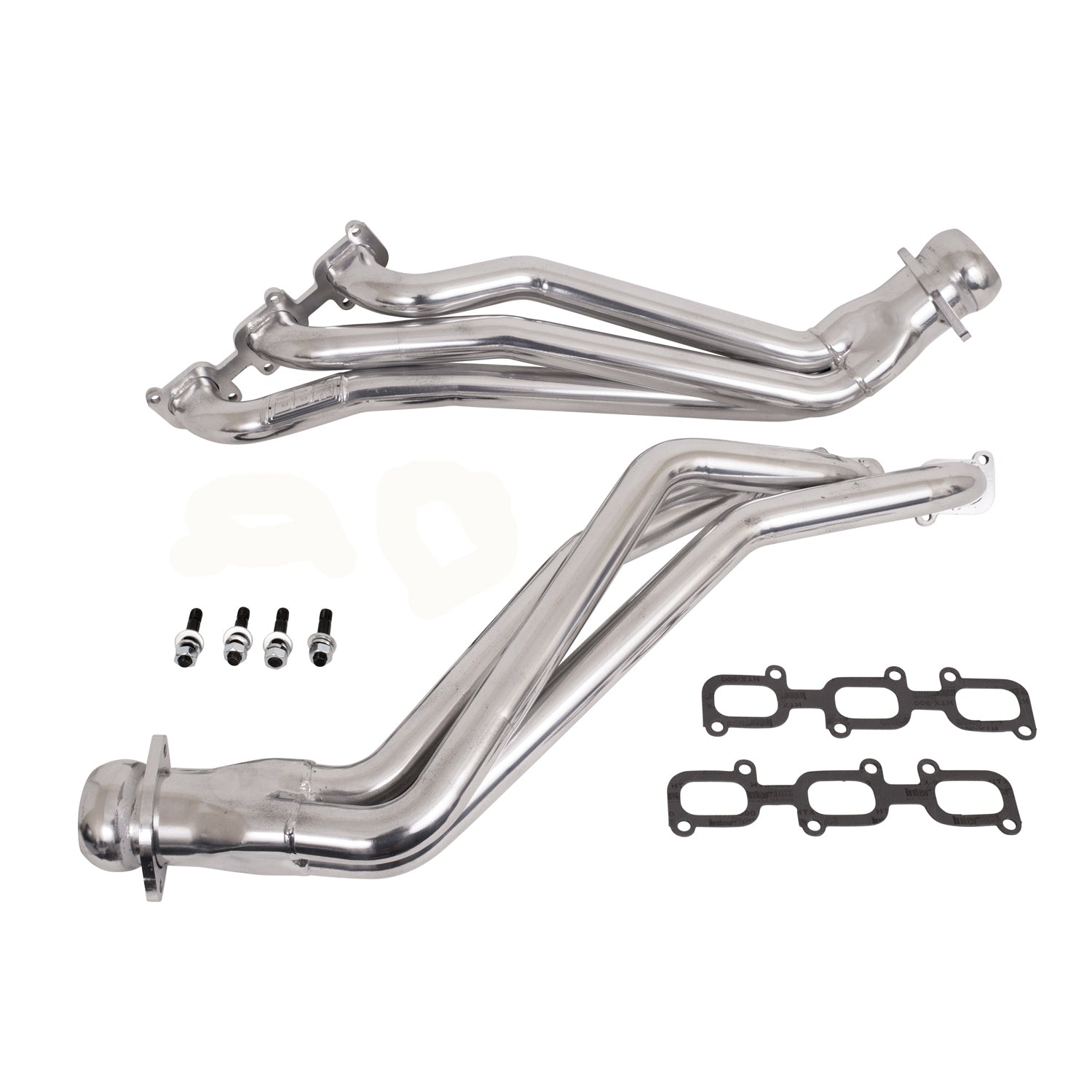 Ford Mustang V6 3.7 1-3/4 Long Tube Exhaust Headers Polished Silver Ce ...