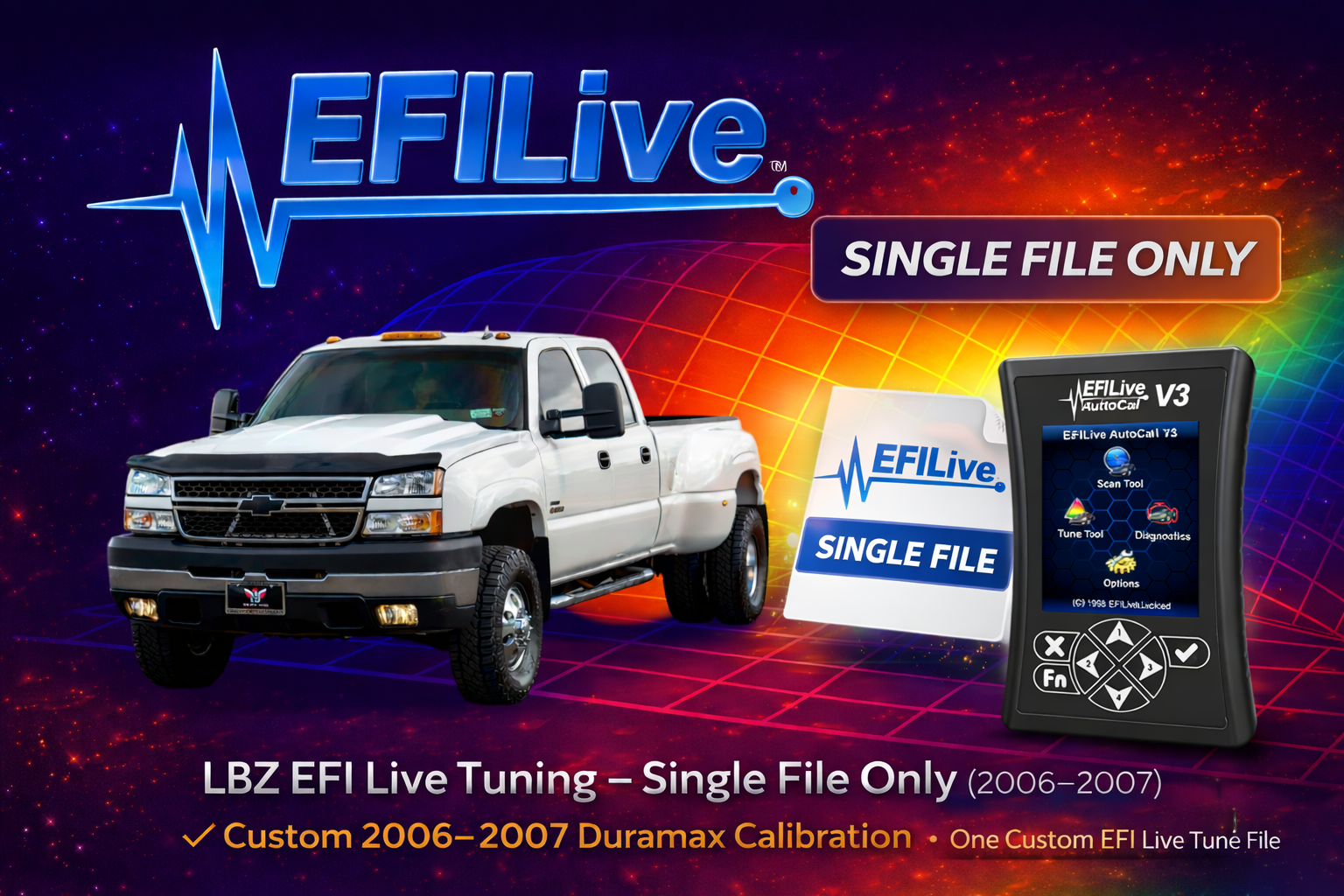 LBZ Duramax EFI Live Singe Tune File Only – Piston Twistin
