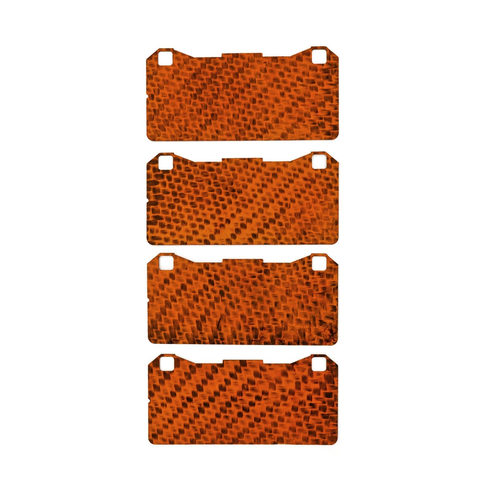 HEL Performance Carbon Fiber Brake Pad Shims for Toyota GR Corolla 1.6 ...