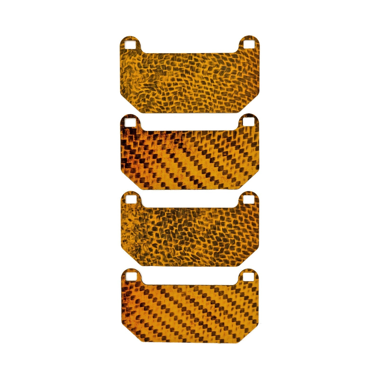 HEL Performance Carbon Fiber Brake Pad Shims for Honda Civic FL5 Type ...
